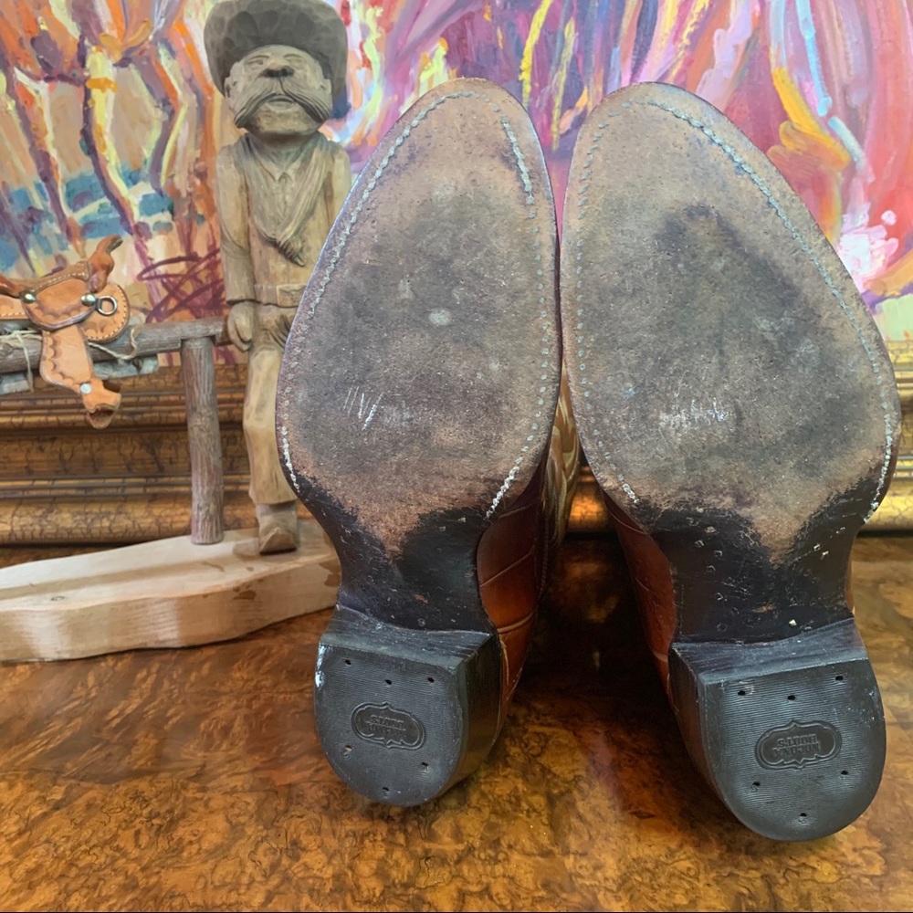 Very Rare Vintage Nocona Alligator Cowboy Boots - Gem